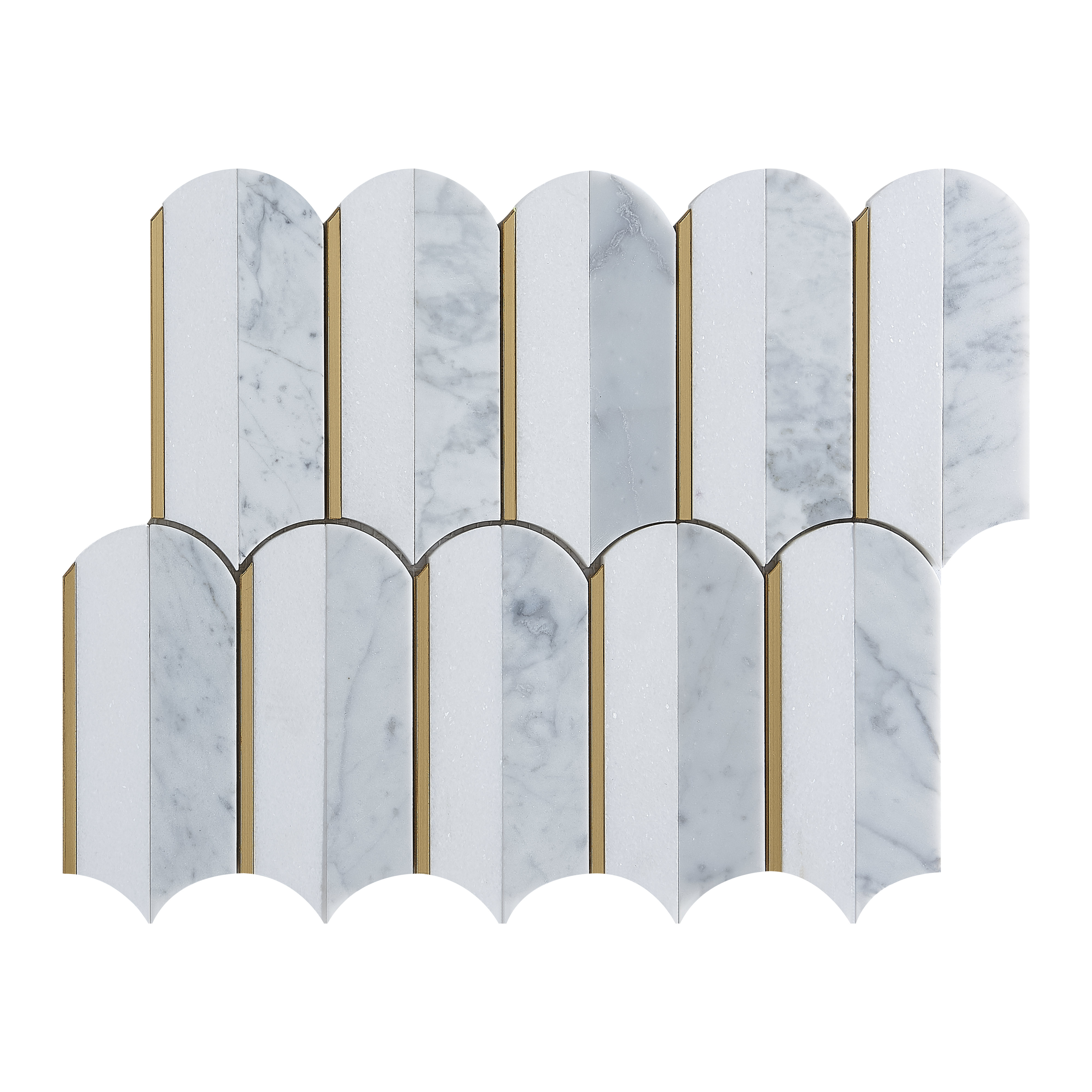 ES Stone Water Jet 3.75" x 6" Novelty Mosaic Wall & Floor Tile | Wayfair