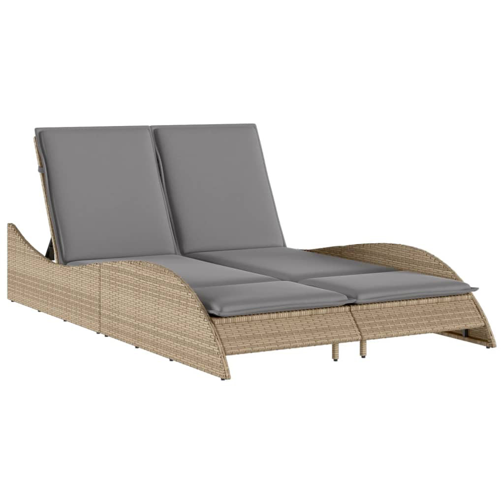 Ivy Bronx Patio Sun Lounger Light Gray | Wayfair