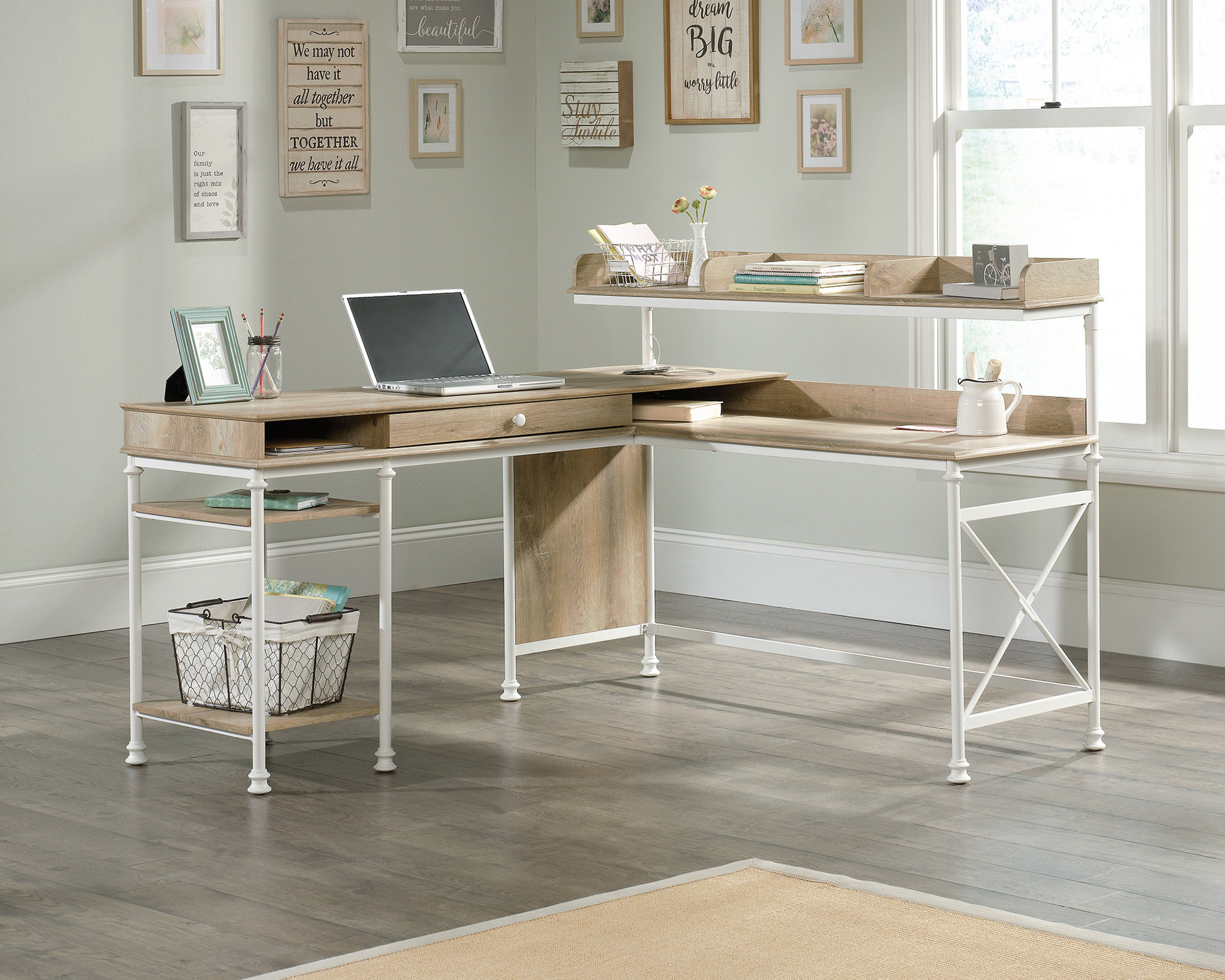 Crafters and Weavers Canal Street L-Desk Disc | Wayfair