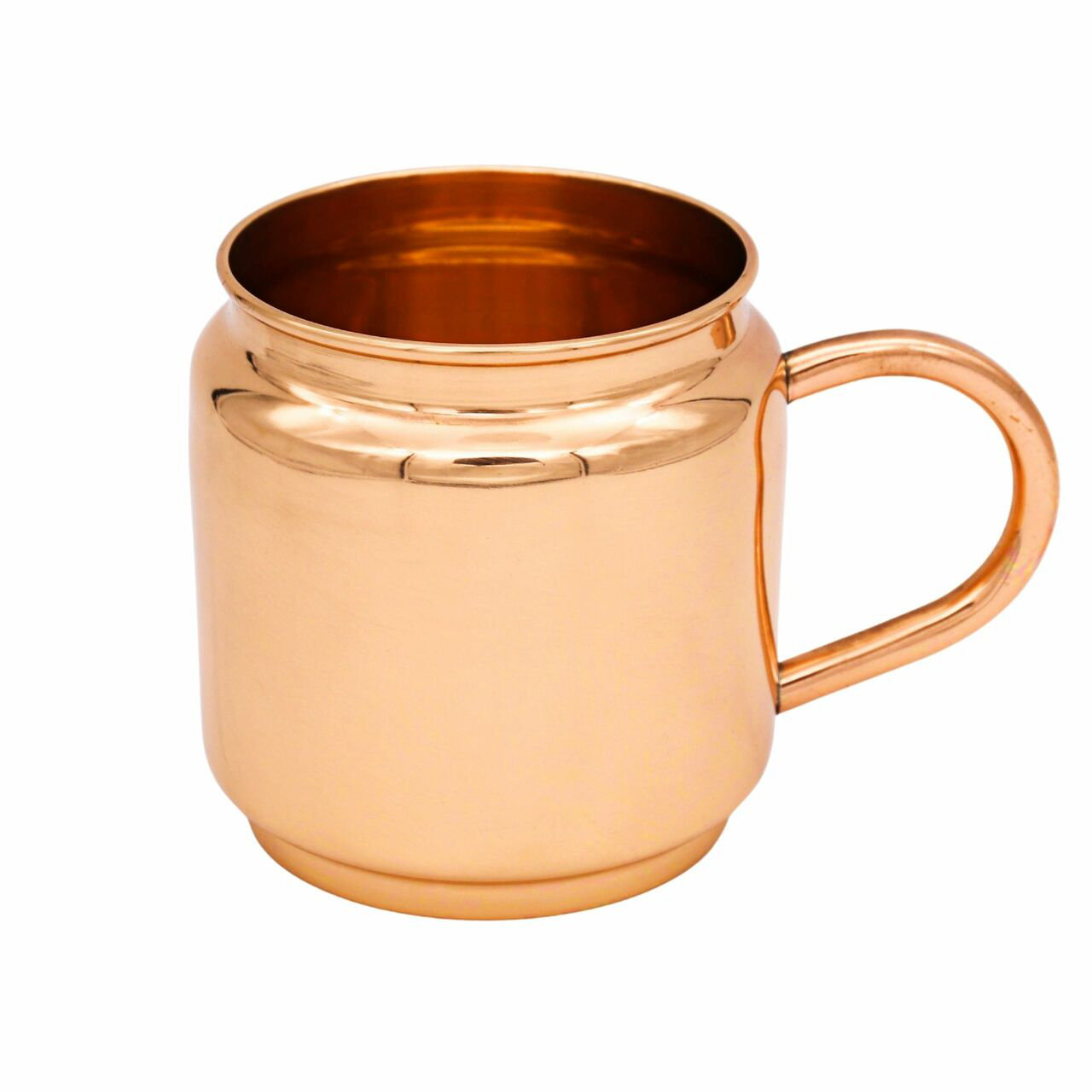 House of Hampton® 100% Pure Hammered Copper Mug - House of Hampton® Copper Can Drink Mug - 16 ...