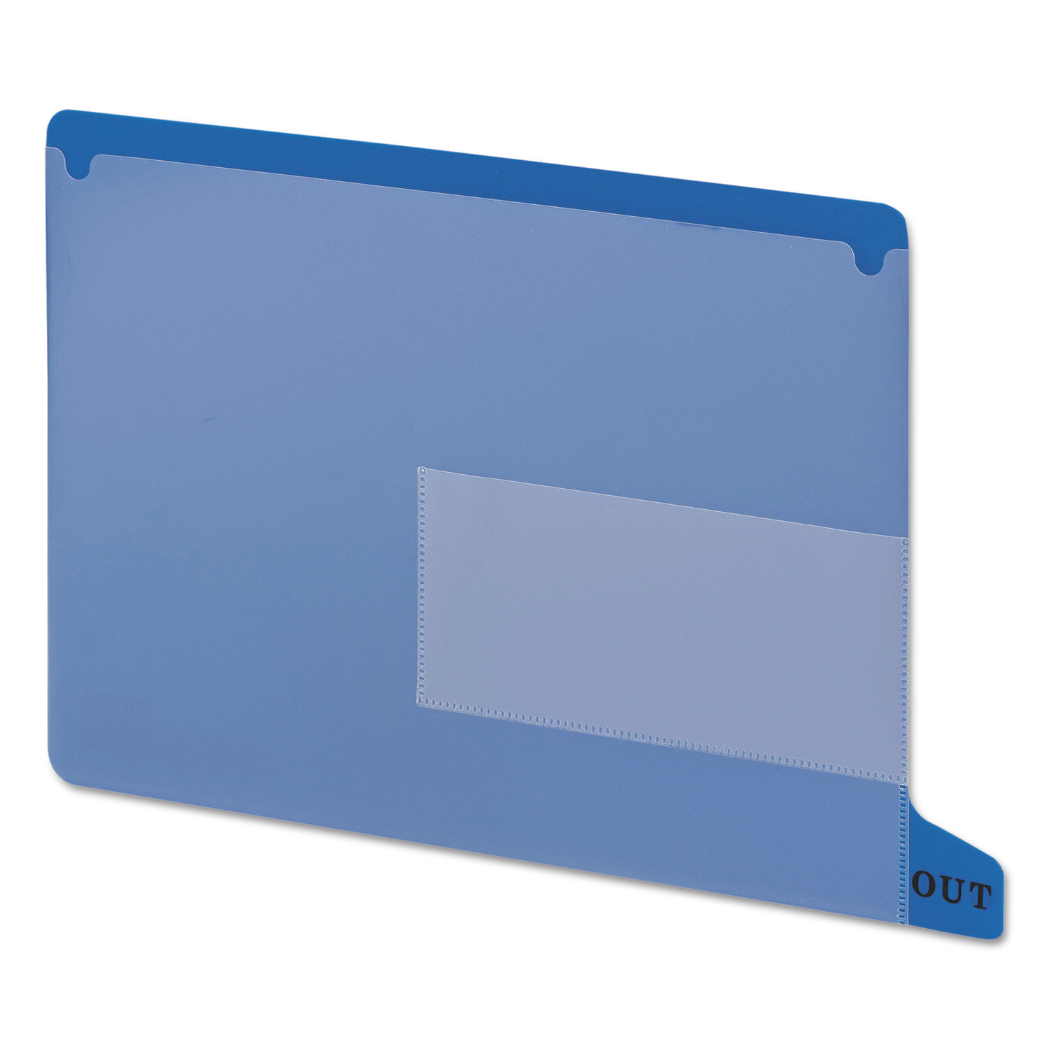 Smead Manufacturing Company End Tab Out Guides with Pockets, Poly ...