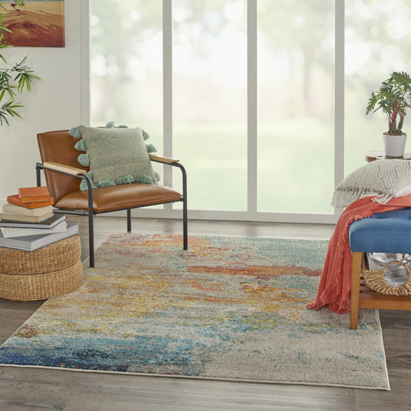 Blue Orange Yellow Rug at Phillip Dorsey blog