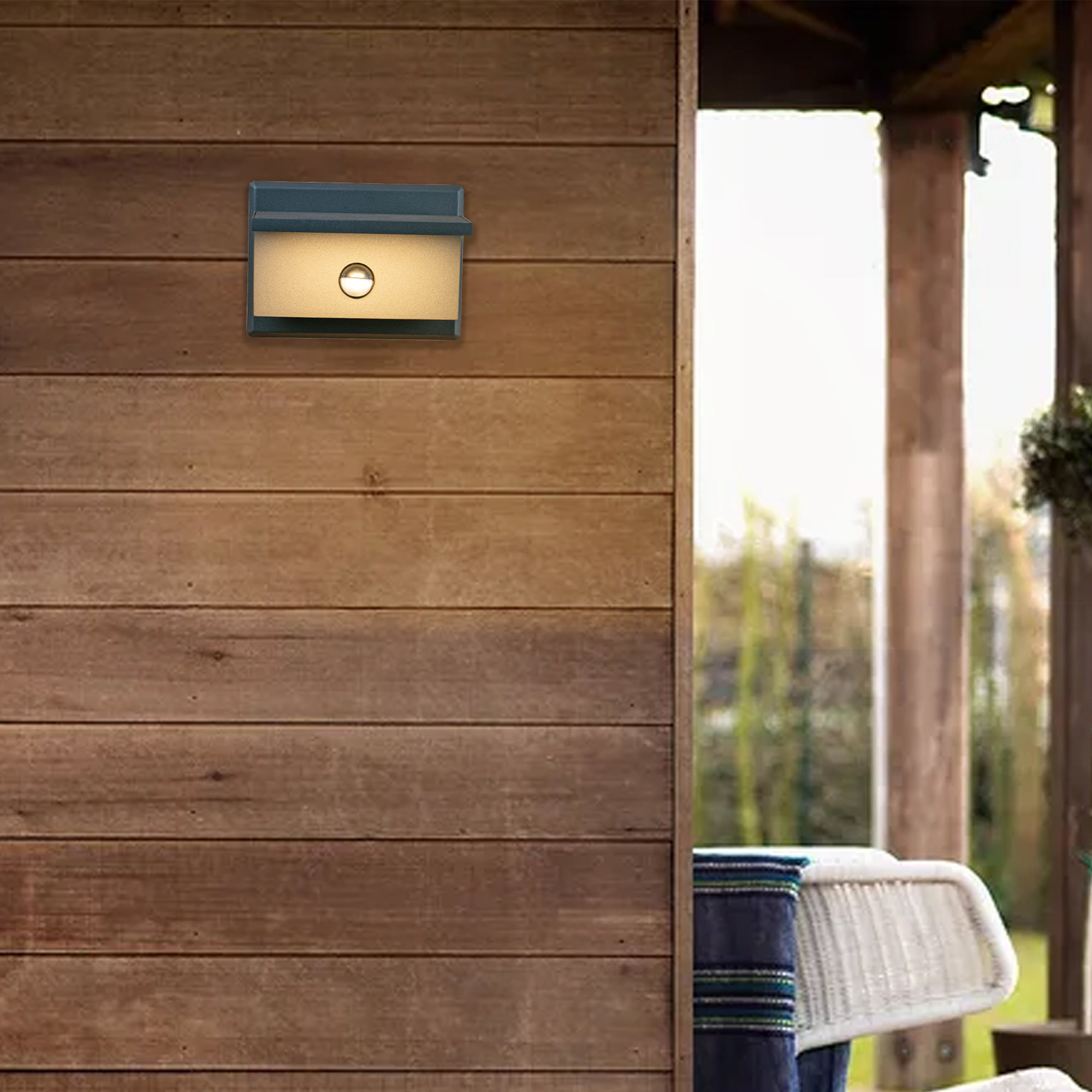 Orren Ellis Ajournee Wall Light Outdoor LED Wall Mount Lamp Modern Wall ...