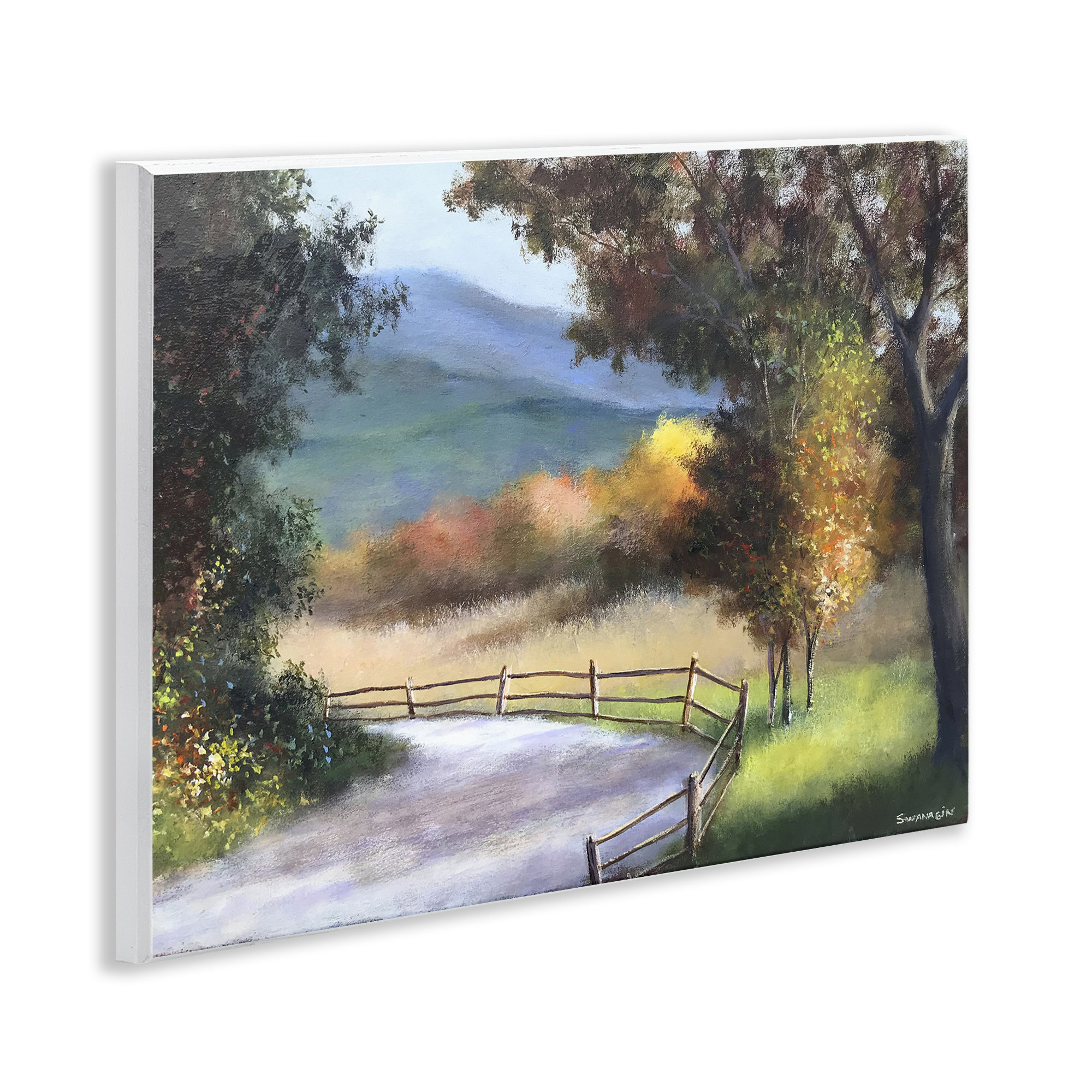 Ophelia & Co. Autumn Shade & Path Wall Plaque Art, design by David ...