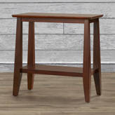 Alcott Hill® Delton Solid Wood Recliner Wedge Table & Reviews | Wayfair