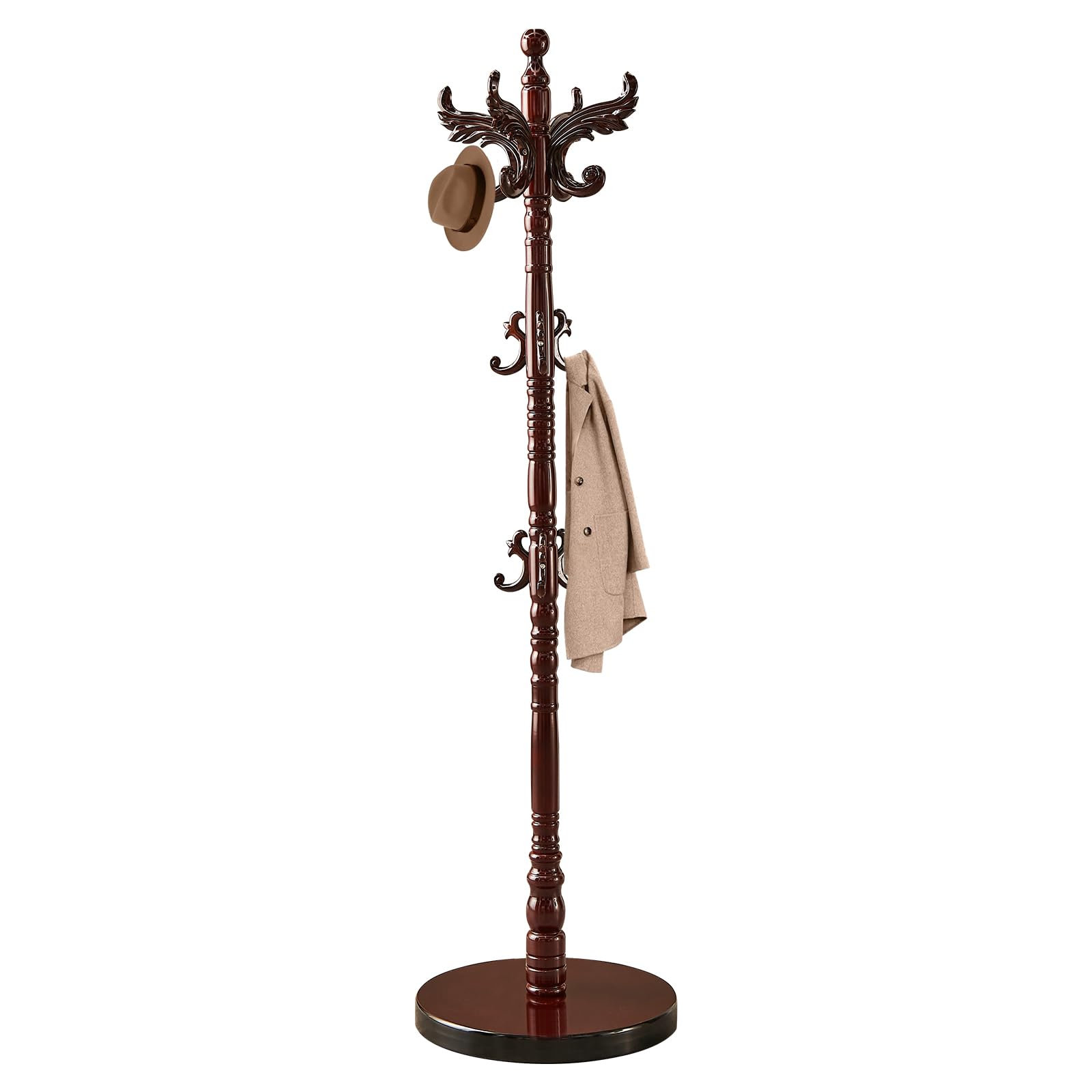 Canora Grey Tamlin Freestanding 14 - Hook Coat Rack | Wayfair