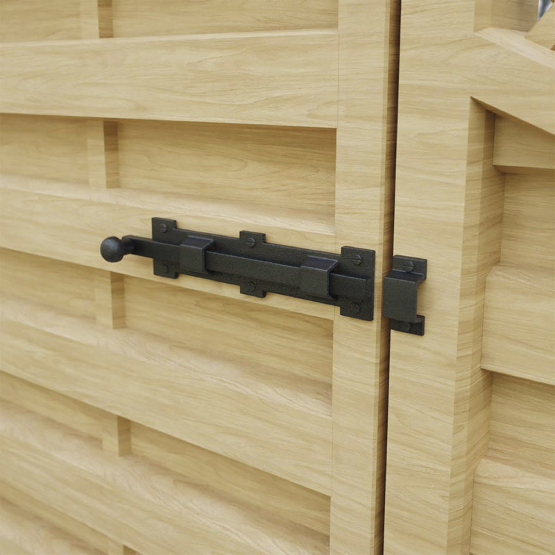 The Renovators Supply Inc. Black Wrought Iron Latch Antique Slide Bolt ...