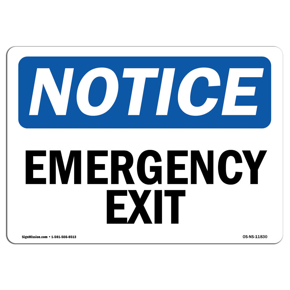 SignMission Emergency Exit Sign - Wayfair Canada