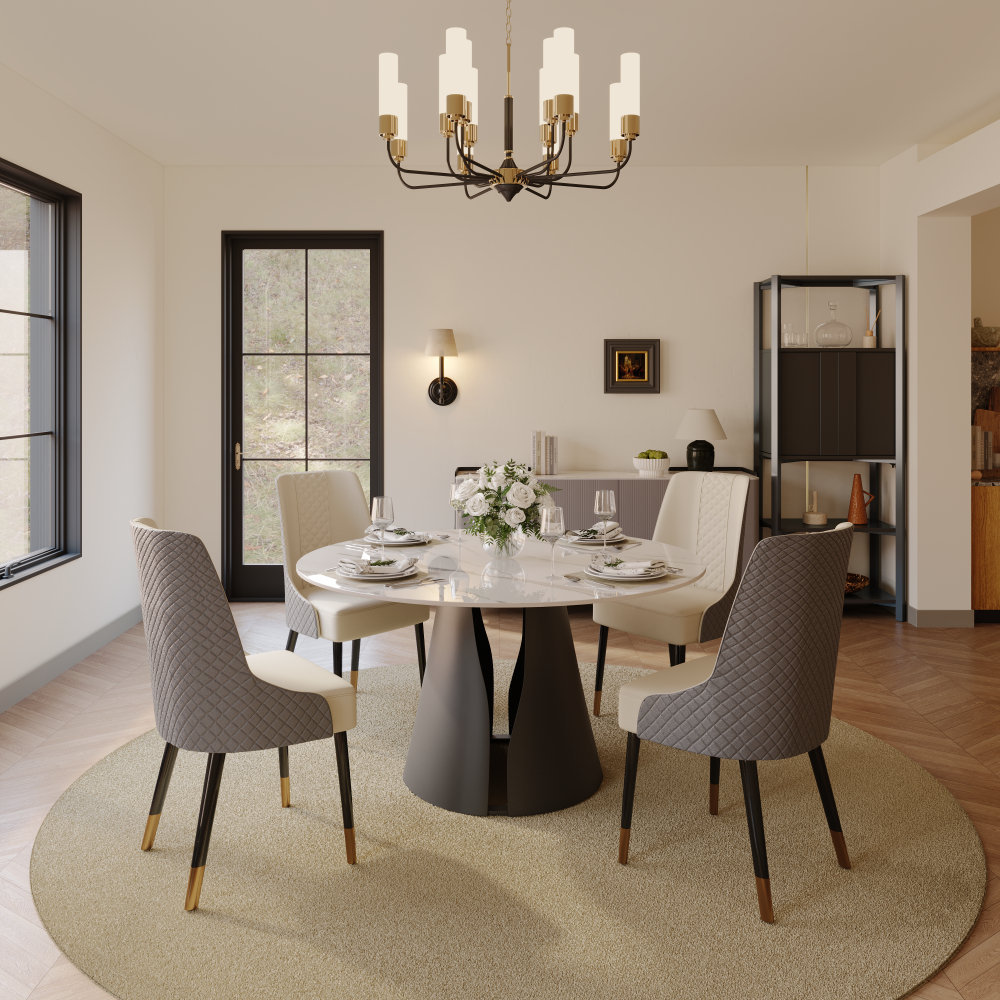 Wrought Studio™ Vera Modern Dining Room Sets Pre-Assembly ...