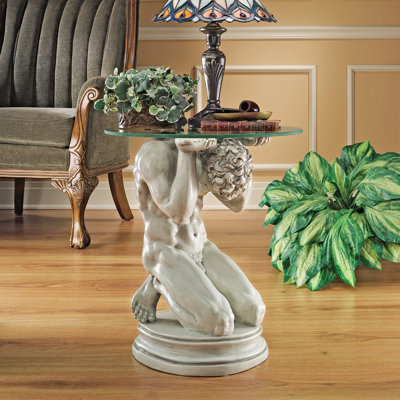 Design Toscano Neoclassical Figurine End Table & Reviews | Wayfair