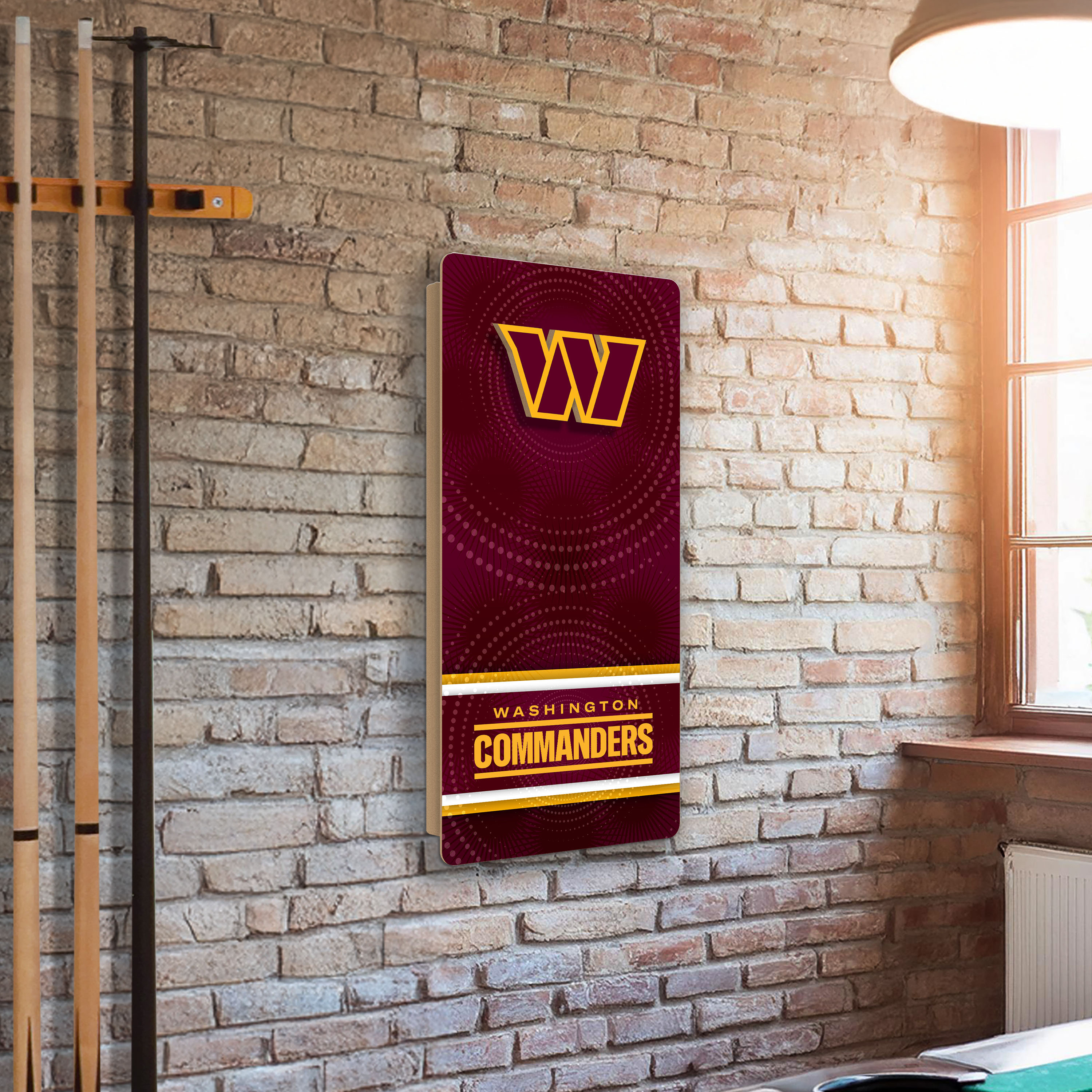 Fan Creations Washington Commanders Mini Wall Hanging Cornhole | Wayfair