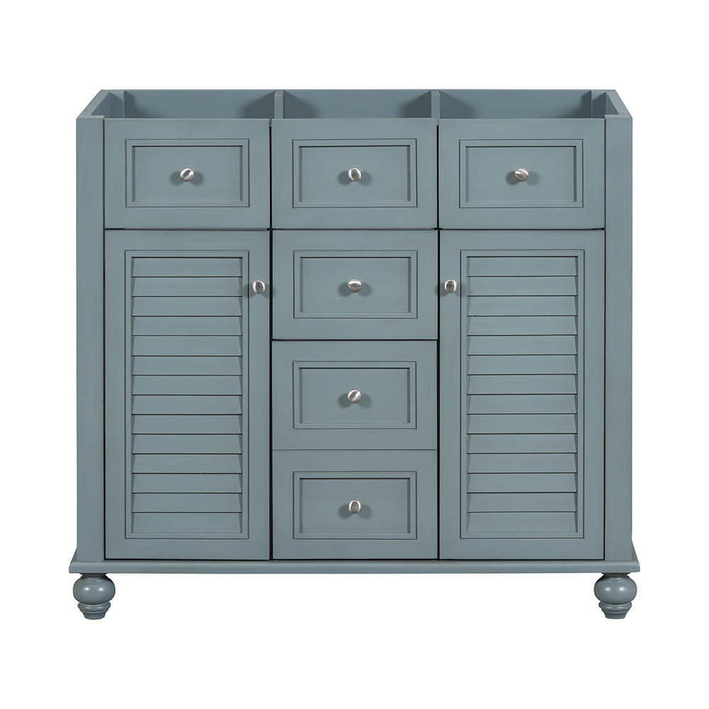 Charlton Home® Bathroom Vanity Cabinet without Sink Free Standing ...