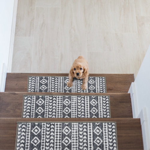 Set of 13 Stair Tread Rugs You'll Love | Wayfair