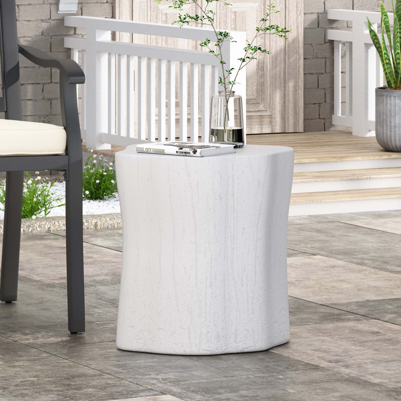 Orren Ellis Jardin Lightweight Concrete Side Table & Reviews | Wayfair