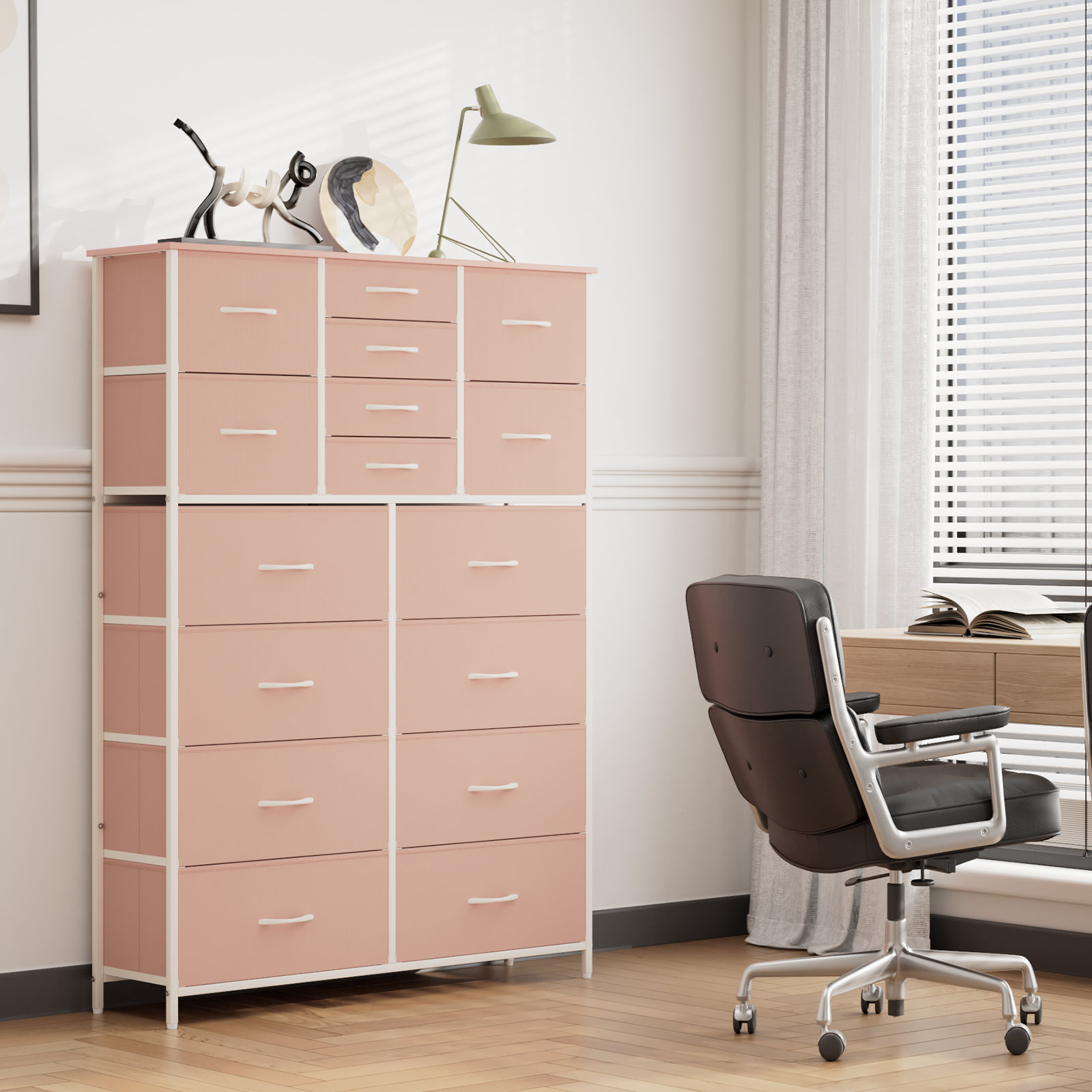 17 Stories Dubree 7 Drawers 39.5" W Plastic Standard Dresser/Chest ...