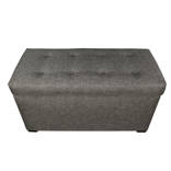 Latitude Run® Polyester Upholstered Storage Bench | Wayfair