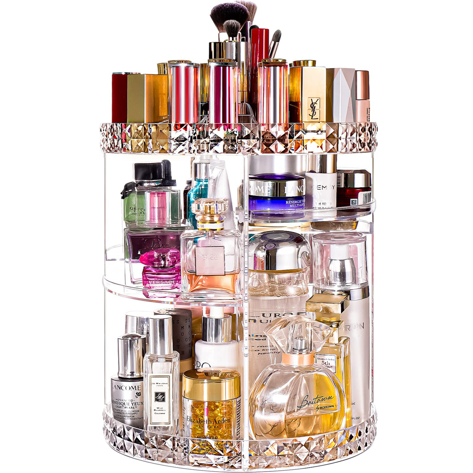 Mercer41 360 Rotating Makeup Organizer Large Perfume Cosmetics ...