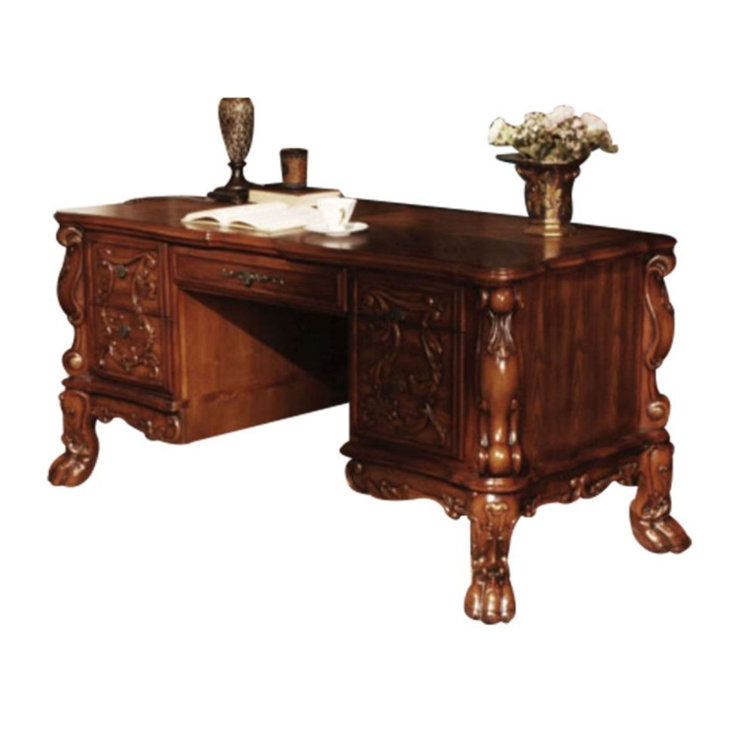 Lark Manor Caruthers Executive Desk & Reviews | Wayfair