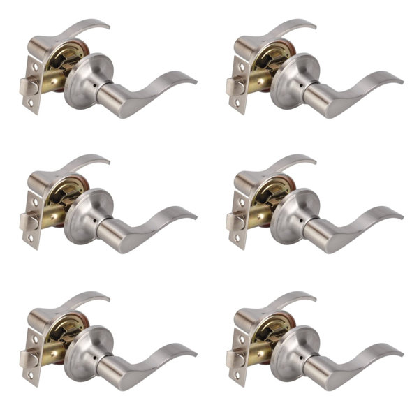NEWBANG Passage Lever Door Handle Non-Locking Lever Set For Hallway ...