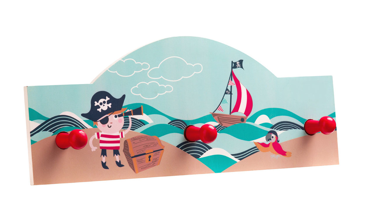 Symple Stuff Pirate Wall Mounted Coat Rack | Wayfair.co.uk