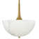 Fredrick Ramond Three-Light Pendant w/ Cloudstone Bowl Shade | Wayfair