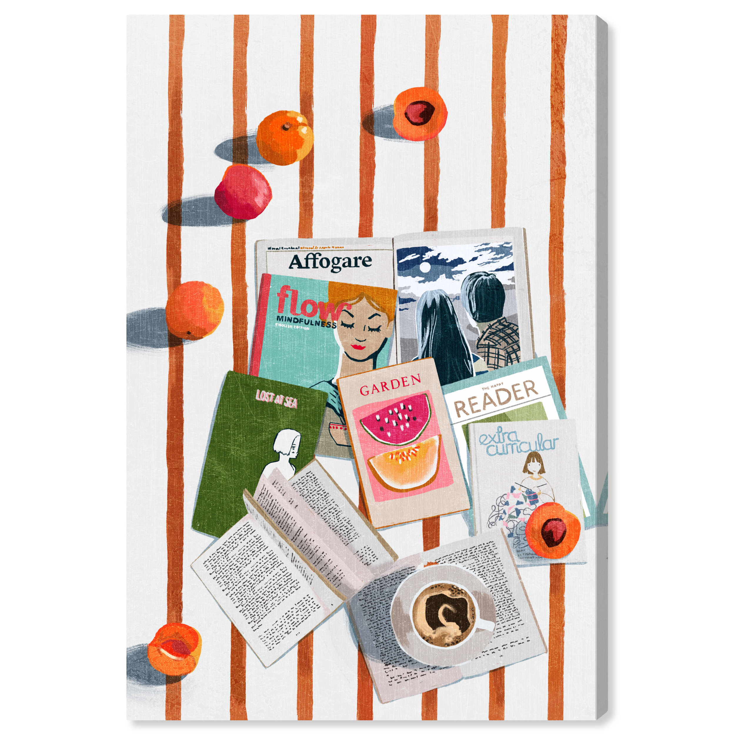 Red Barrel Studio® Trendy Magazines - Wrapped Canvas Graphic Art | Wayfair
