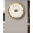 Mercer41 Luxury Gold Rimmed Wall Clock with Natural Shell Dial and ...