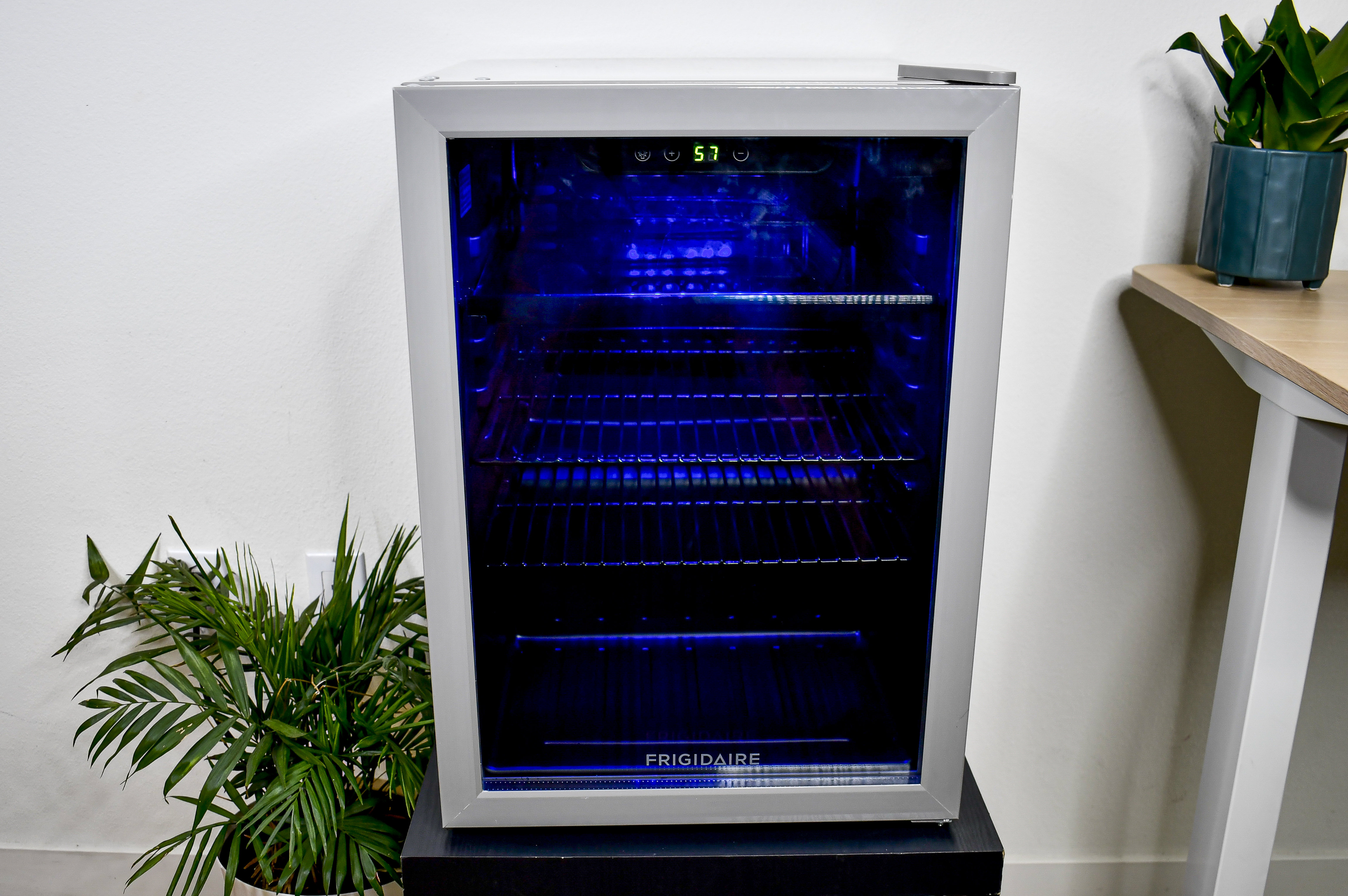 FRIGIDAIRE Beverage Refrigerator, Compact Mini Fridge with Digital ...