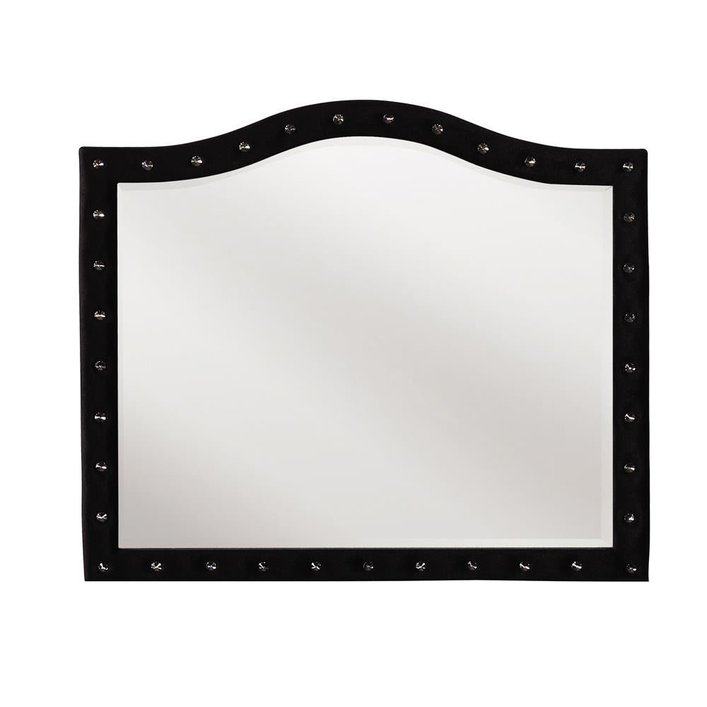 House of Hampton® Mahrin Button Tufted Mirror | Wayfair