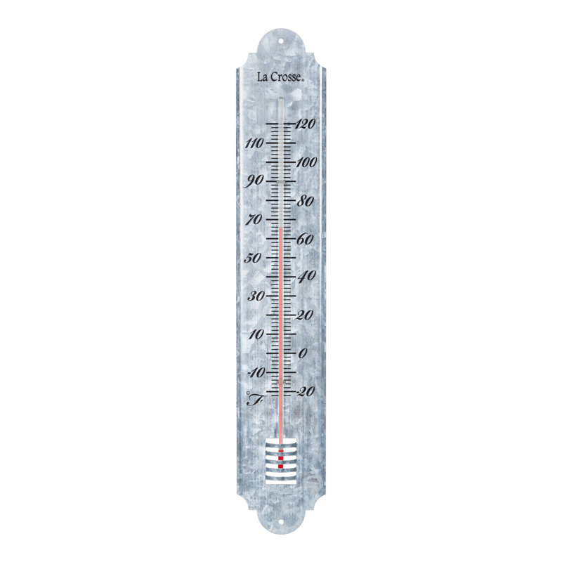 La Crosse Technology 19.50" Metal Outdoor Thermometer & Reviews | Wayfair