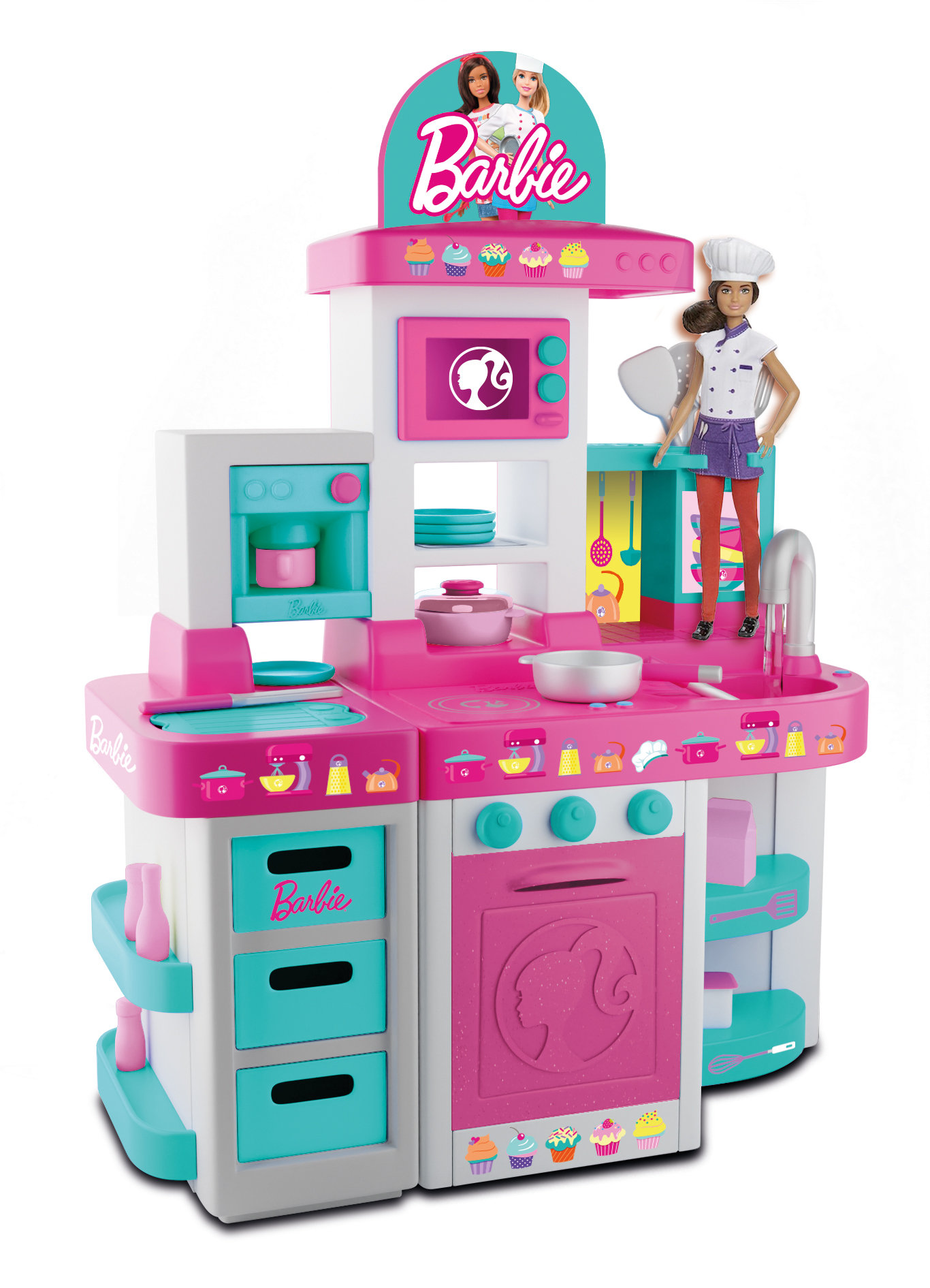 Toy Shock Taiyo Barbie Play Kitchen Set - Wayfair Canada