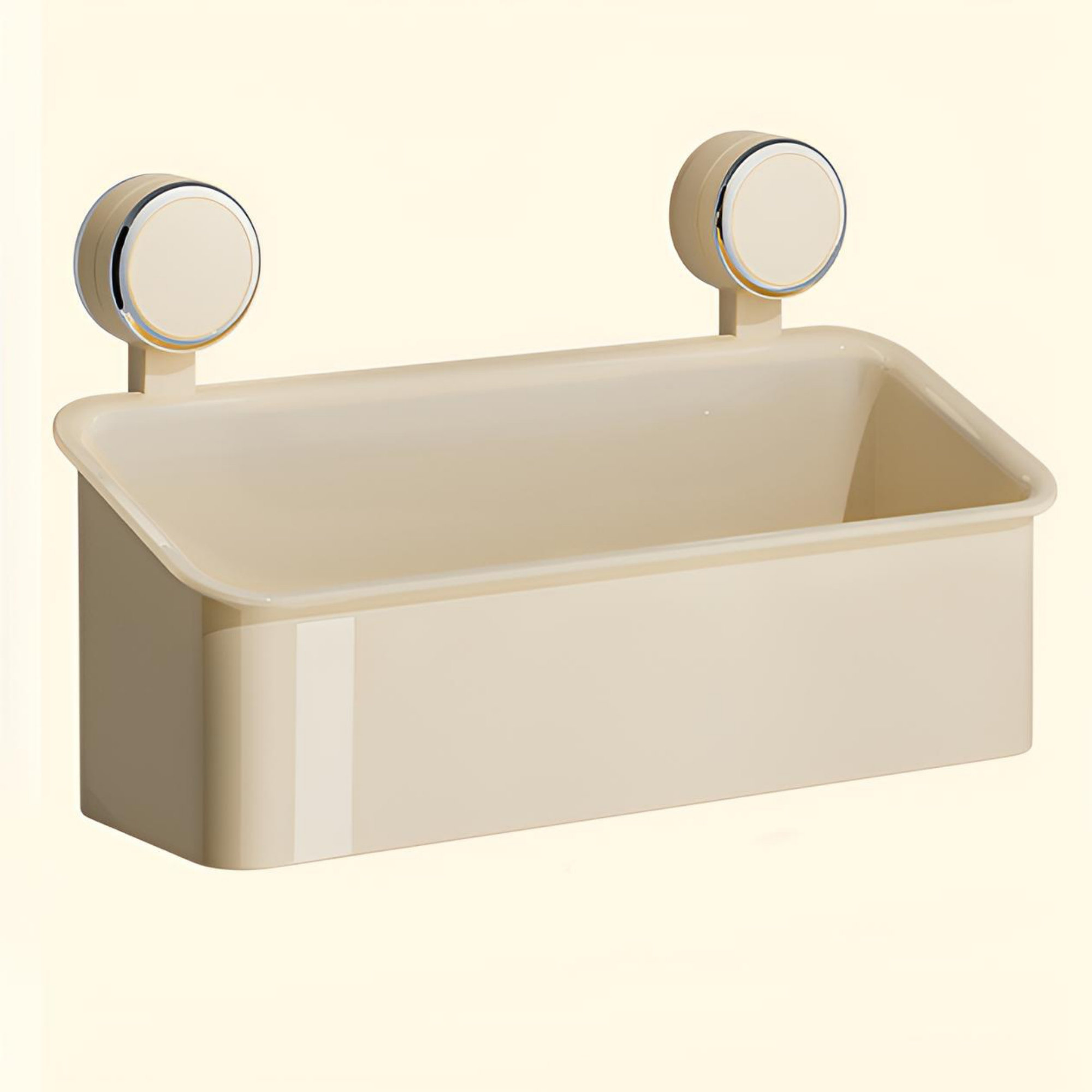 Rebrilliant Non Perforated Suction Cup Storage Rack, Bathroom Wall ...