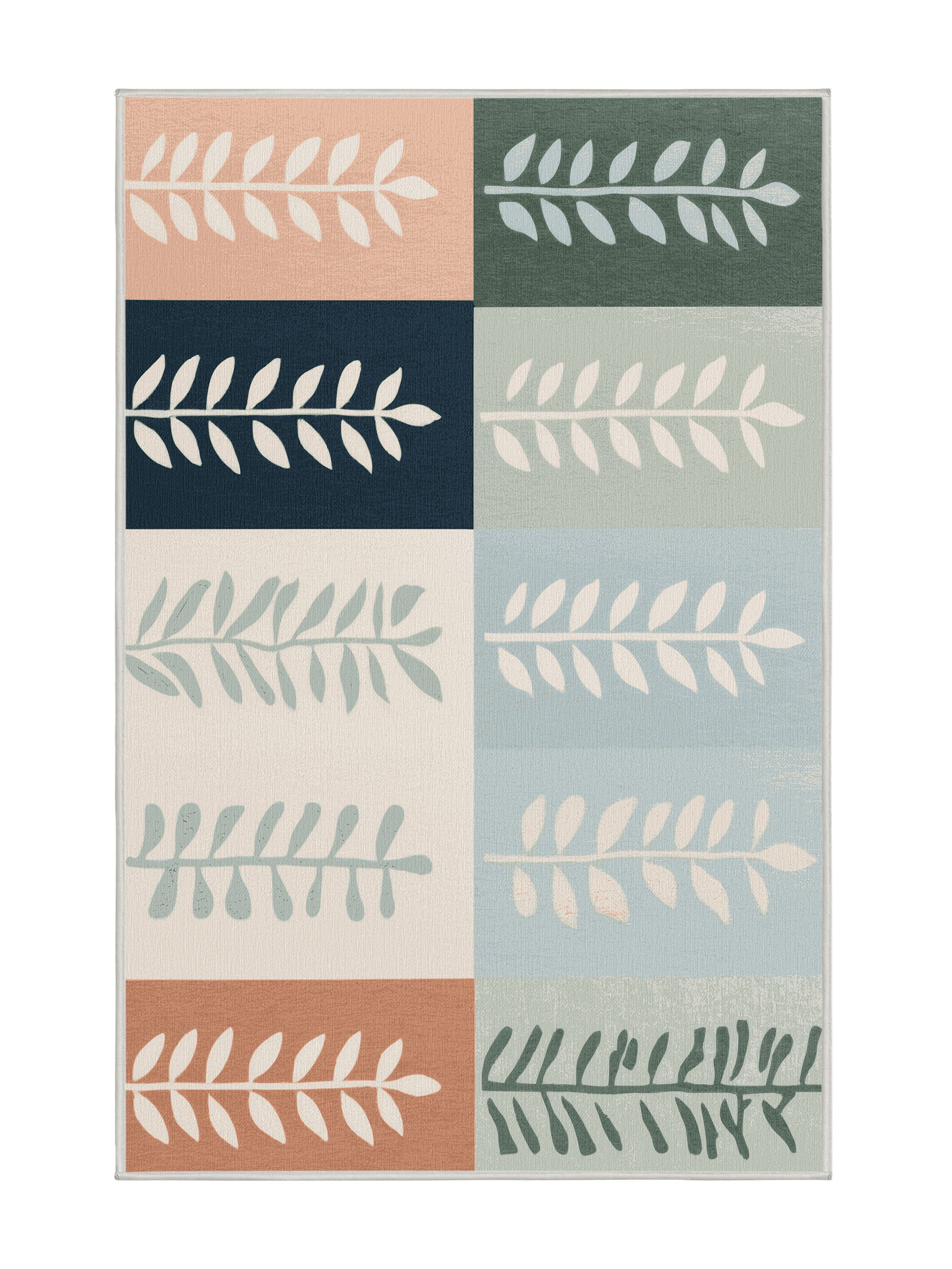 East Urban Home Pastel Grove Rug | Wayfair