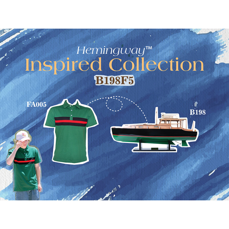 Old Modern Handicrafts Hemingway™ Pilar Fishing Boat Combo: A Model and ...