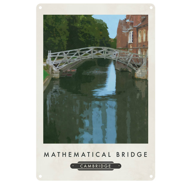 East Urban Home Mathematical Bridge, Cambridge Graphic Art | Wayfair.co.uk