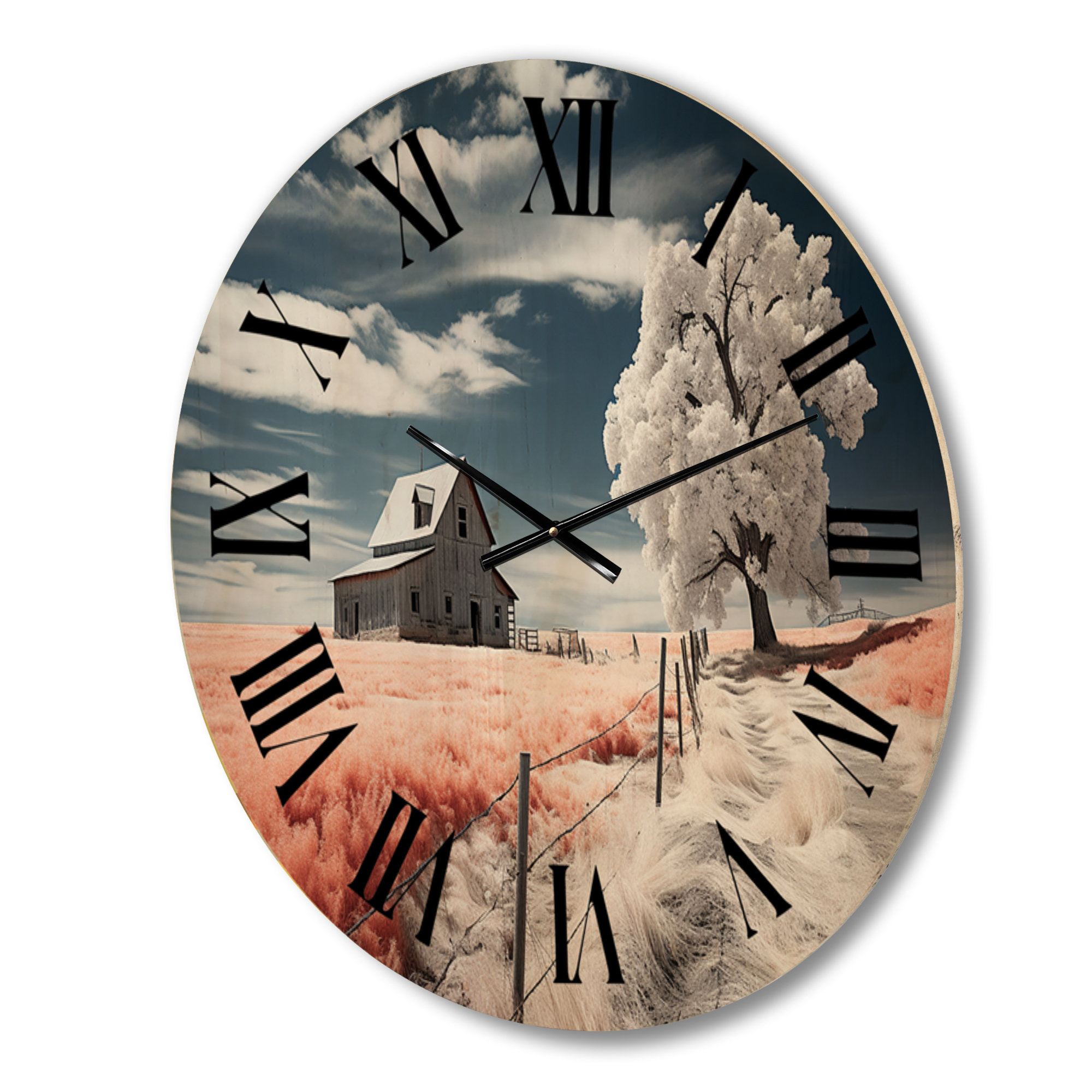 East Urban Home Barn Rural Reverie I - Farmhouse Oversized Wood Wall ...