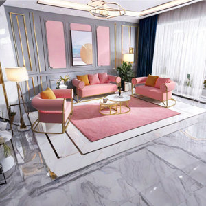 Pink Living Room Sets You'll Love | Wayfair