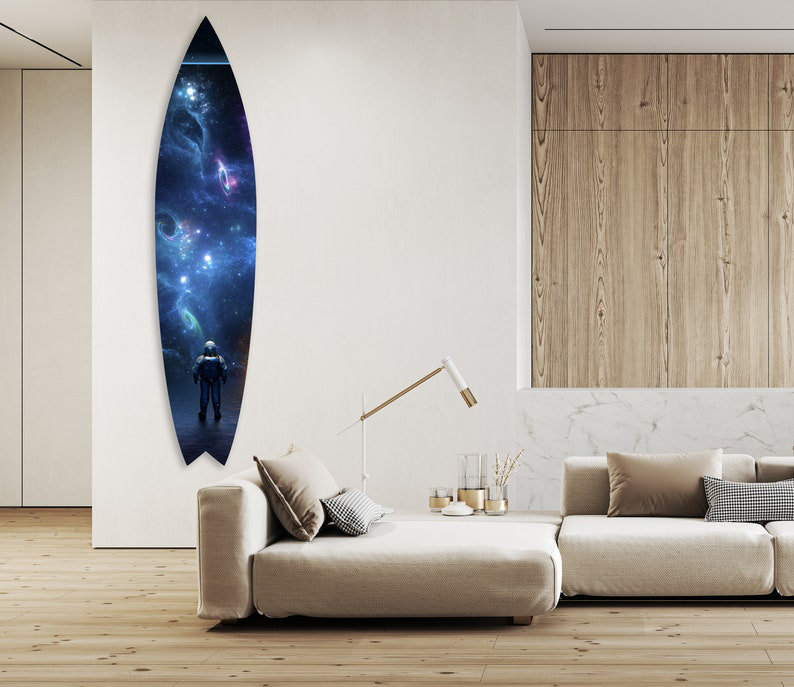 UniQstiQ Space Acrylic Surfboard Wall Art - Wayfair Canada