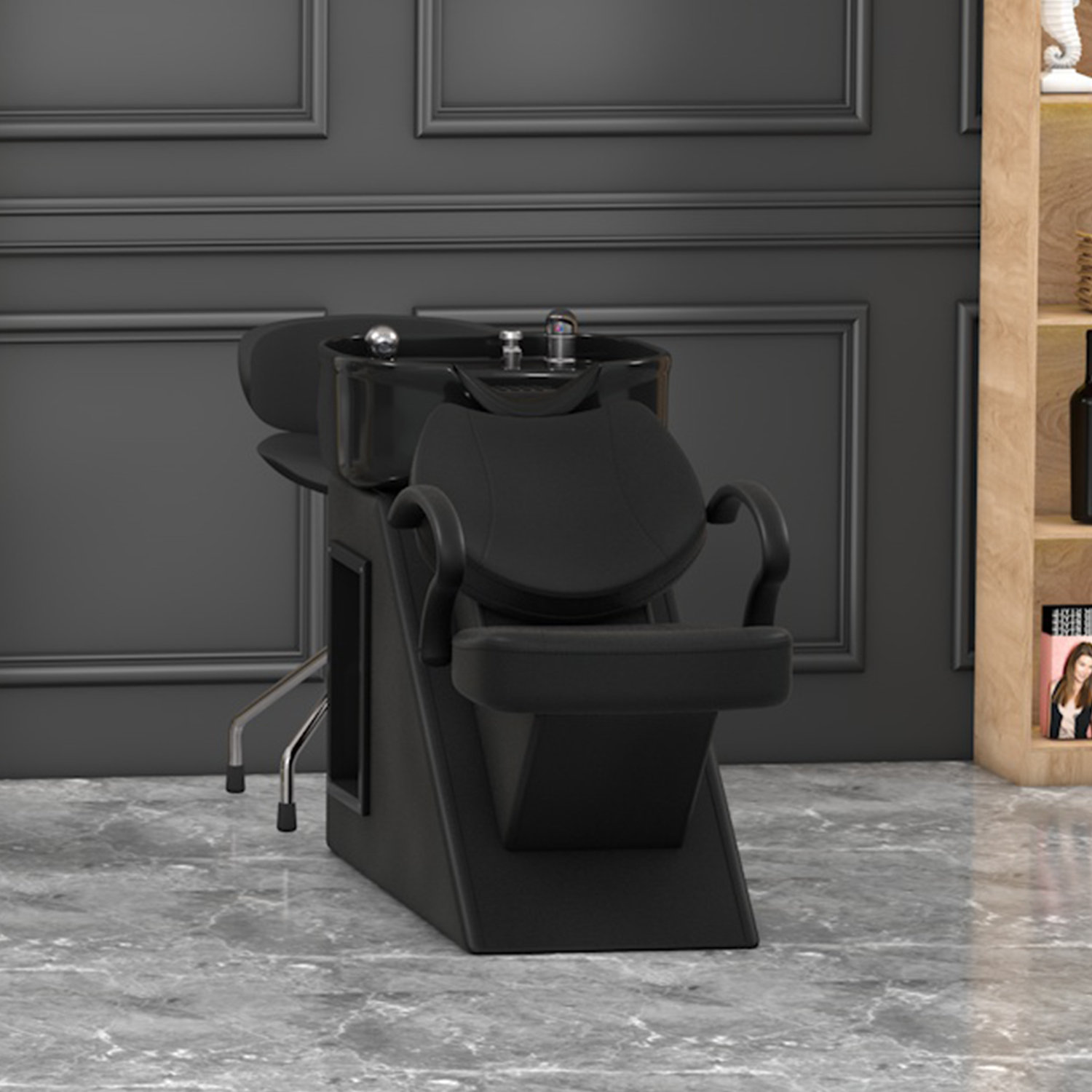 Inbox Zero Faux Leather Chair & Reviews | Wayfair