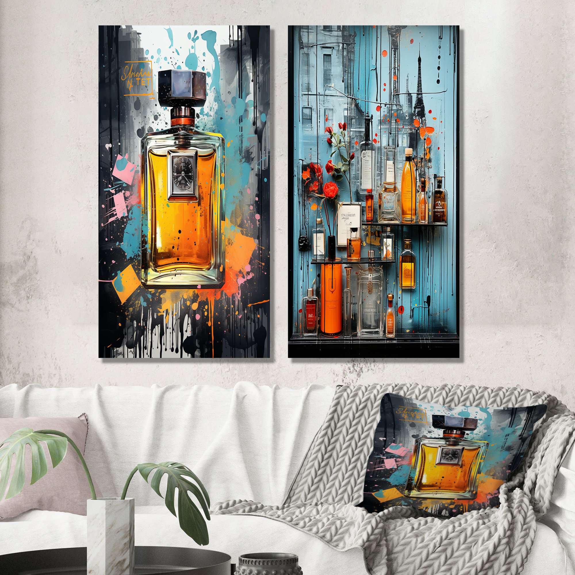 Ivy Bronx Fragrant Bottles Of Art Deco Perfumes I - Perfumes Metal Wall ...