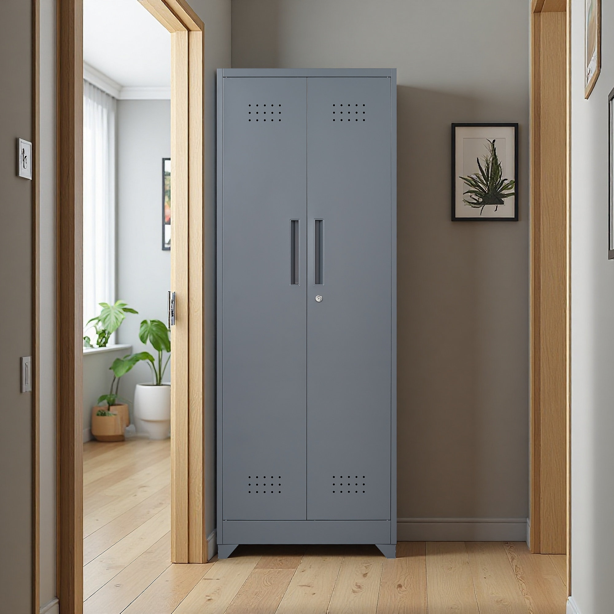 WFX Utility™ Metal Lockers, Cleaning Tool Cabinets With Locking Doors ...