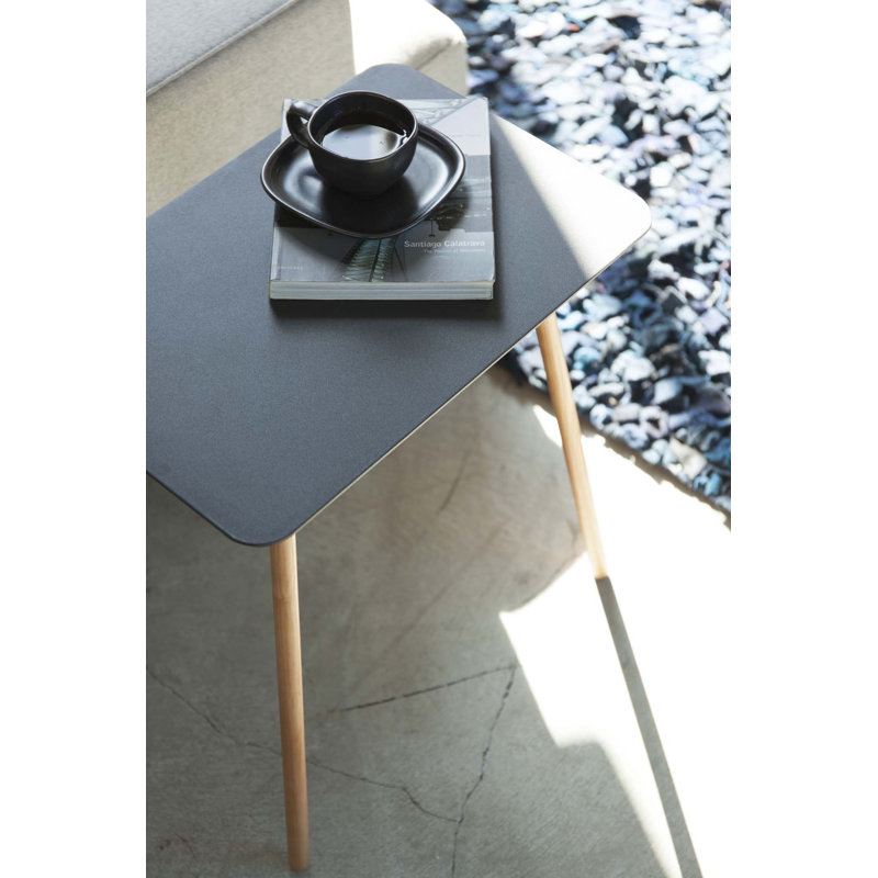 Yamazaki Home Modern Rectangular Side Table For Living Room Or Small ...