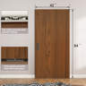 JUBEST Concealed/Invisible Magic Sliding Barn Doors With Installation ...