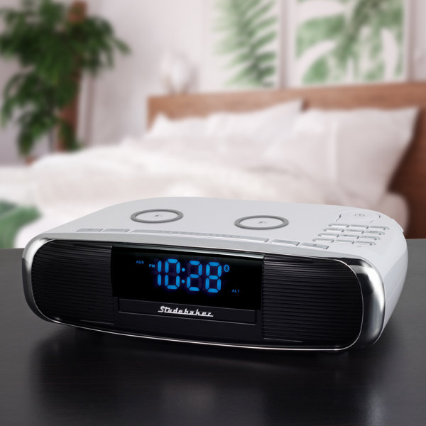 Studebaker Digital Electric Tabletop Clock with Alarm | Wayfair
