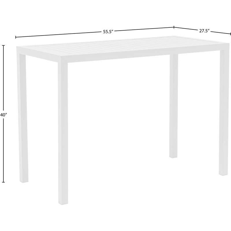 Latitude Run® Kleist Aluminum Bar Table | Wayfair