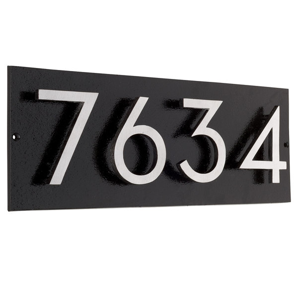 Montague Metal Products Rectangle Wall Plaque & Reviews | Wayfair