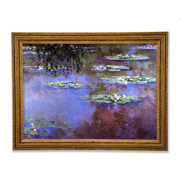 Bright Star Monet Sea Roses - Single Picture Frame Print | Wayfair.co.uk