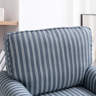Red Barrel Studio® Eilzabeth 33" W Modern Soft Wide Upholstered Striped ...