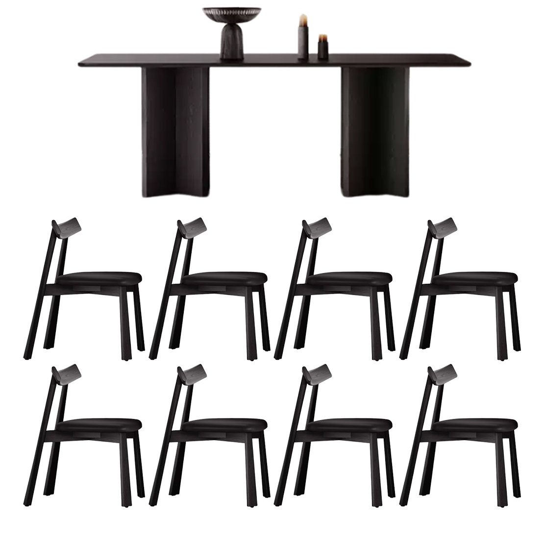 Animoe D Furniture Home rectangular table and chairs - Wayfair Canada