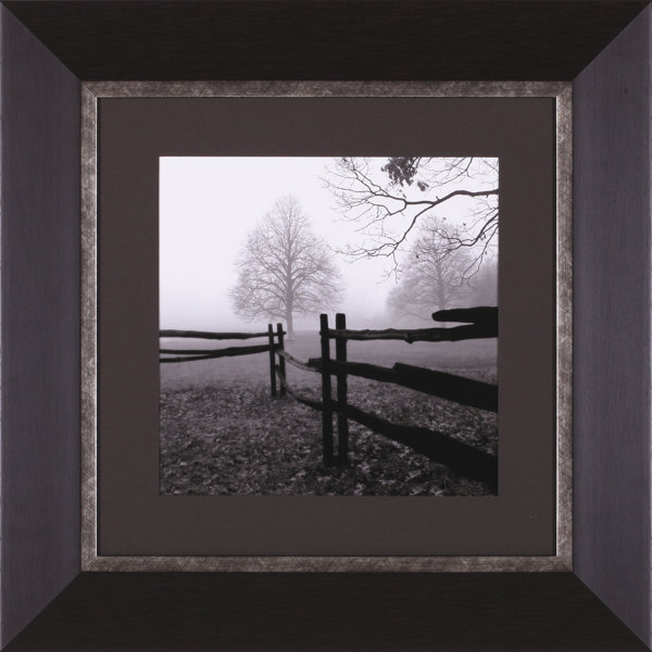 Art Effects After The Rain, Black And White Morning, Corner Fence and ...